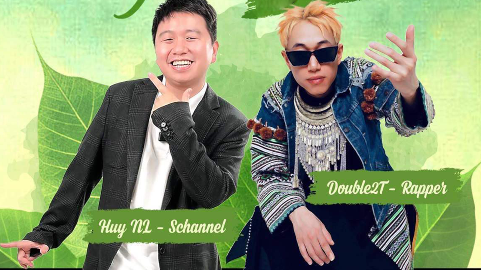 Livestream giao lưu cùng Rapper Double2T và HuyNL Schannel - Cặp lá yêu ...